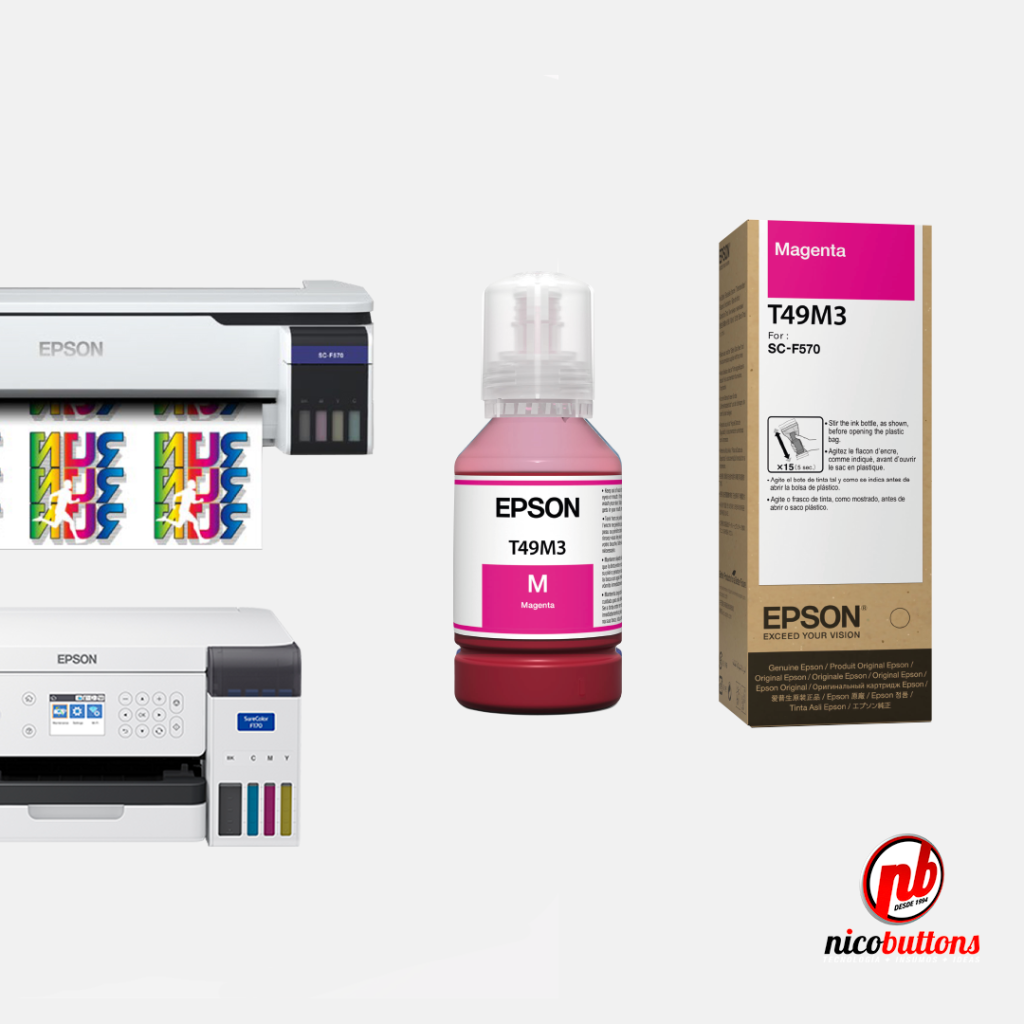 TINTA EPSON MAGENTA ULTRACHROME DS 140 ML - Nicobuttons