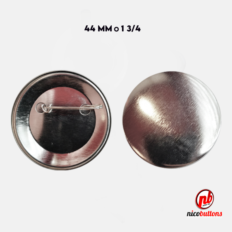 BOTON PIN SUBLIMABLE 44MM - Nicobuttons