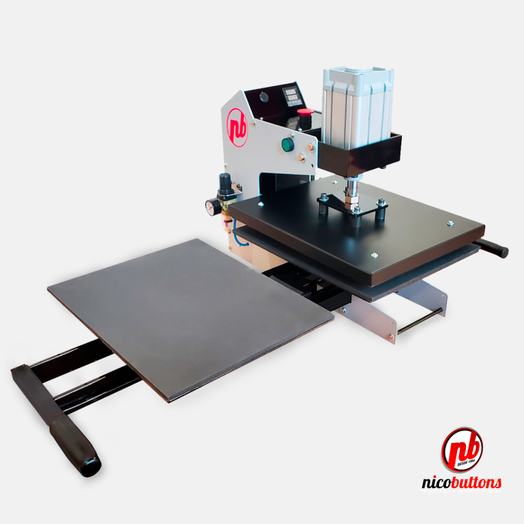 TERMO ESTAMPADORA A3 NB 35 X 45 CM DOBLE BANDEJA NEUMATICA - Nicobuttons