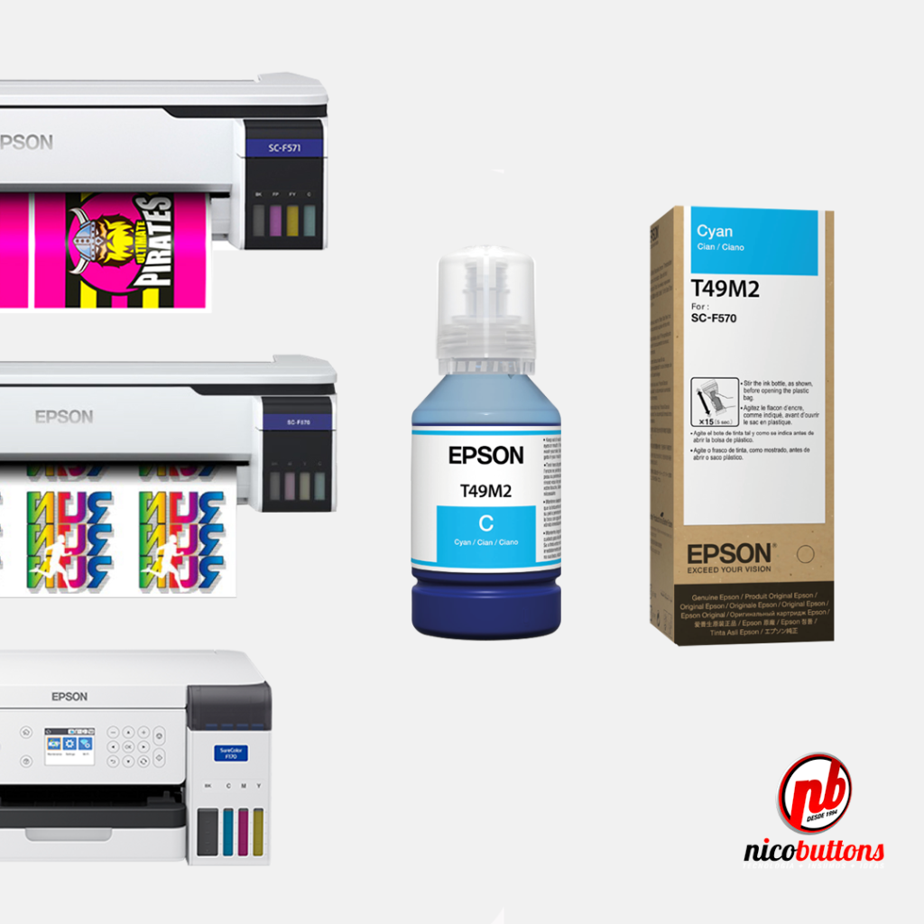 TINTA EPSON CYAN ULTRACHROME DS 140 ML - Nicobuttons