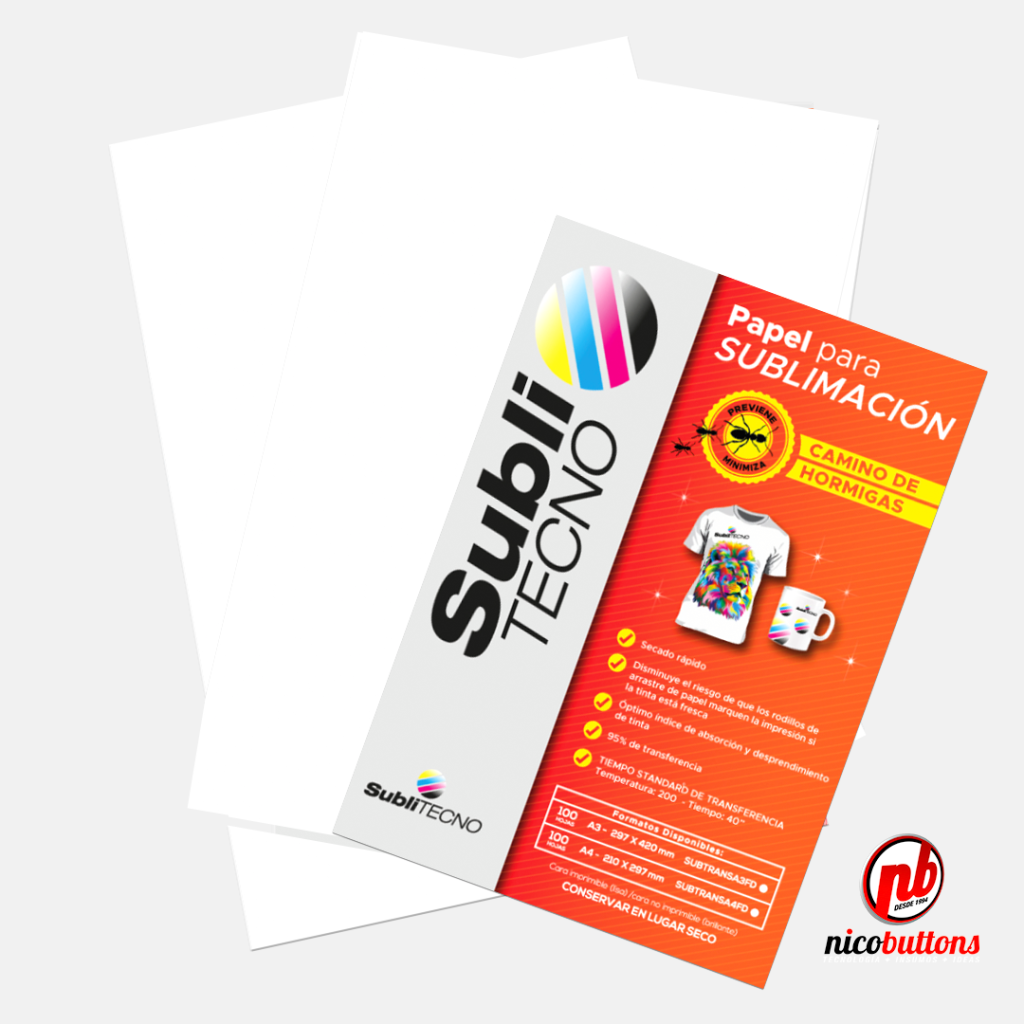 COMBO EPSON F570 + ESTAMPADORA NB60X40 + RESMA SUBLITECNO A3 - Nicobuttons