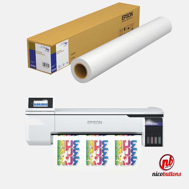 COMBO IMPRESORA EPSON F570 SUBLI + 2 ROLL PAP. SUBLI. + perfil ICC ...