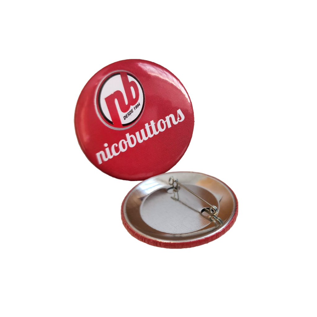 BOTON PIN SUBLIMABLE 56MM - Nicobuttons