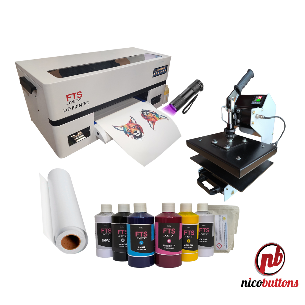 KIT INSUMOS FTS PARA IMPRESORA A4 - Nicobuttons