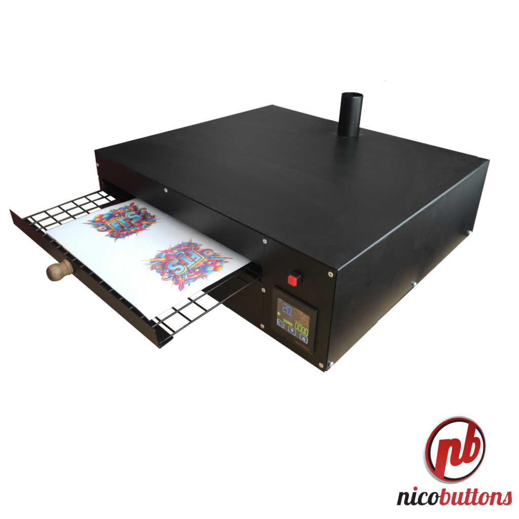 COMBO FTS IMPRESORA A3 + HORNO DE CURADO A3 - Nicobuttons